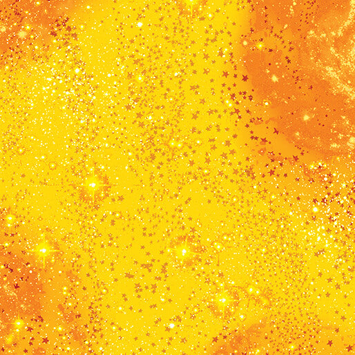 Benartex- Magical Basics- Magic Yellow/Orange – Aurora Sewing Center