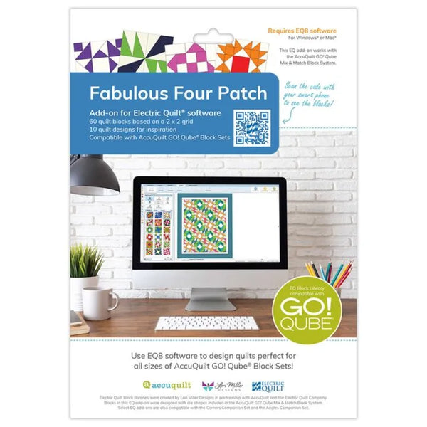AccuQuilt Electric Quilt Add-On for GO! Qube Fabulous Four Patch - A-A – Aurora Sewing Center