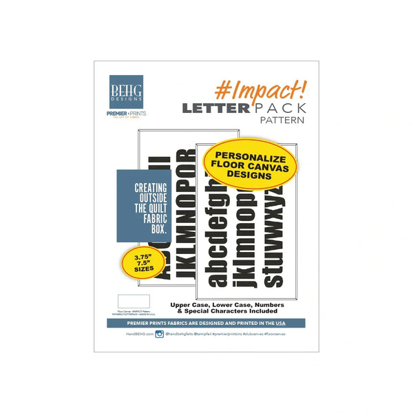 Impact Letter Pack Pattern – Aurora Sewing Center