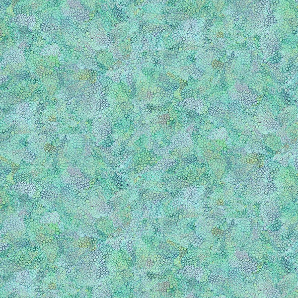 Timeless Treasures – Garden Delight Bubble Texture Aqua - 1 Yard – Aurora Sewing Center