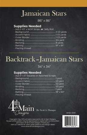 Jamaican Stars Pattern from 4th & Main Designs by Scott Flanagan ...
