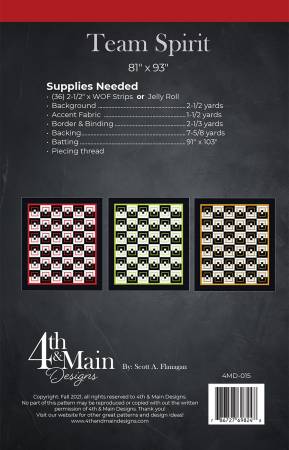 Team Spirit Pattern from 4th & Main Designs by Scott Flanagan – Aurora ...
