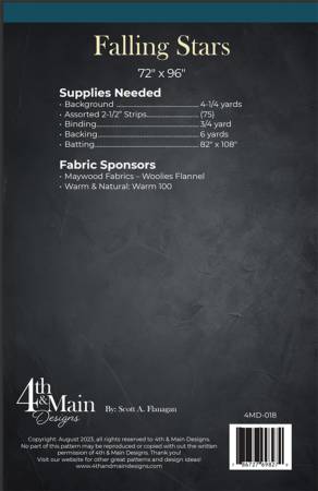 Falling Stars Pattern from 4th & Main Designs by Scott Flanagan ...