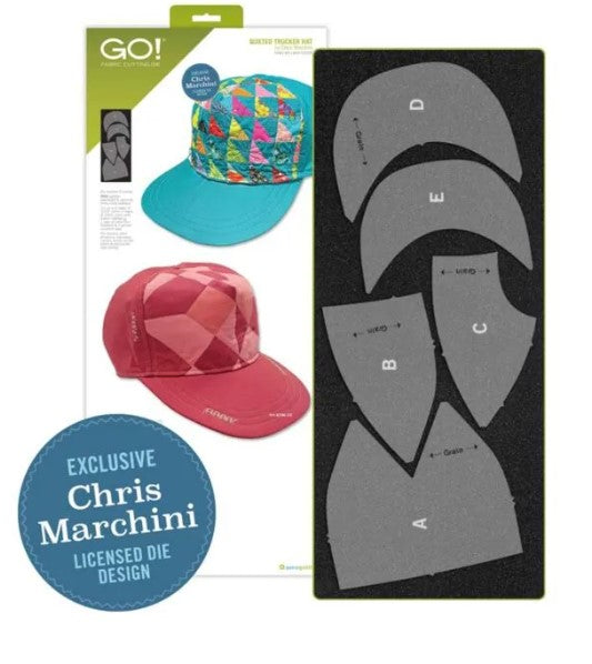 AccuQuilt GO! Quilted Hat Die by Chris Marchini - 55648 – Aurora Sewing ...