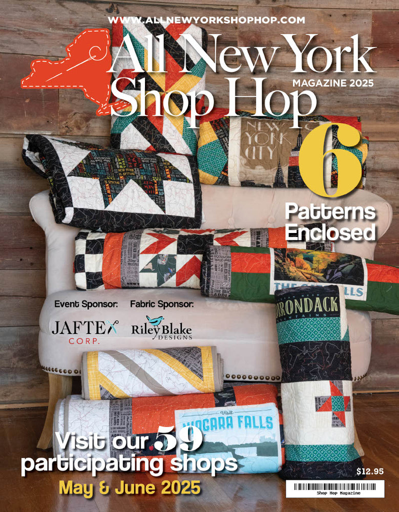 2025 All New York Shop Hop Magazine - Aurora Sewing Center