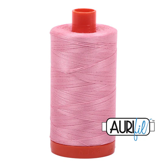 Aurifil 50 Wt Cotton Thread Bright Pink 2425 – Aurora Sewing Center