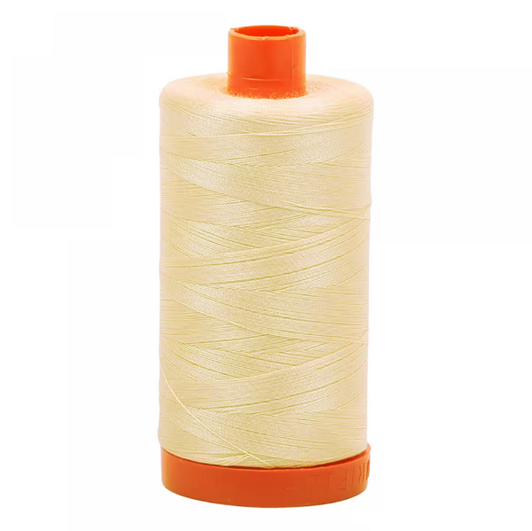 Aurifil 50 Wt Cotton Thread Butter 2123 – Aurora Sewing Center