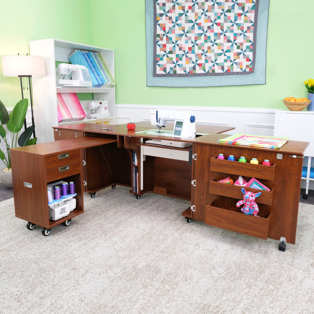 Aussie Dual Rail Electric Sewing Cabinet – Aurora Sewing Center