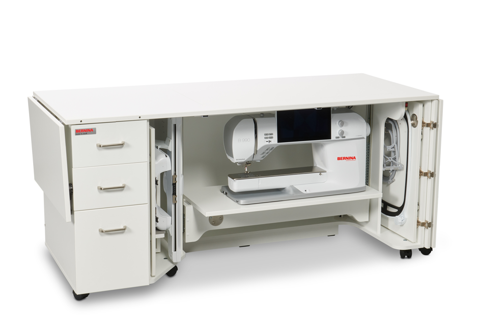 BERNINA Luxe Plus Sewing Cabinet by Horn – Aurora Sewing Center