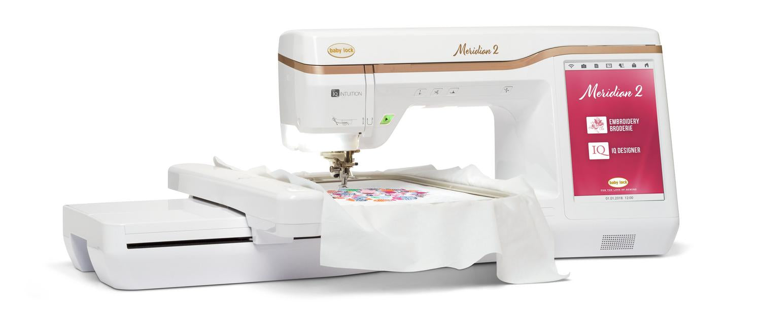 Baby Lock Meridian 2 embroidery machine – Aurora Sewing Center