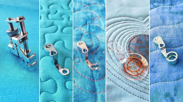 Baby Lock Free-Motion Quilting Foot Set (4 soles and shank) - BL-FMQS ...