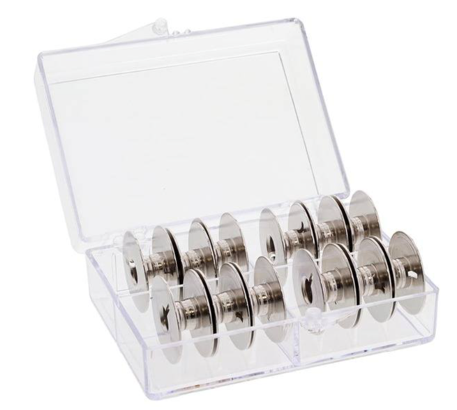 Baby Lock Metal Bobbins 12 Pack for Mutli-Needles & Straight Stitch ma ...