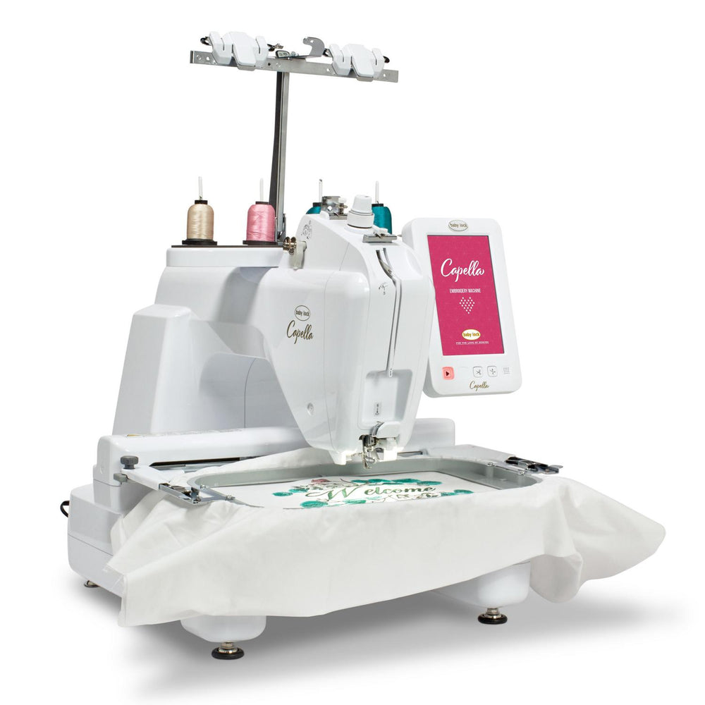 Baby Lock Capella single needle embroidery machine – Aurora Sewing Center