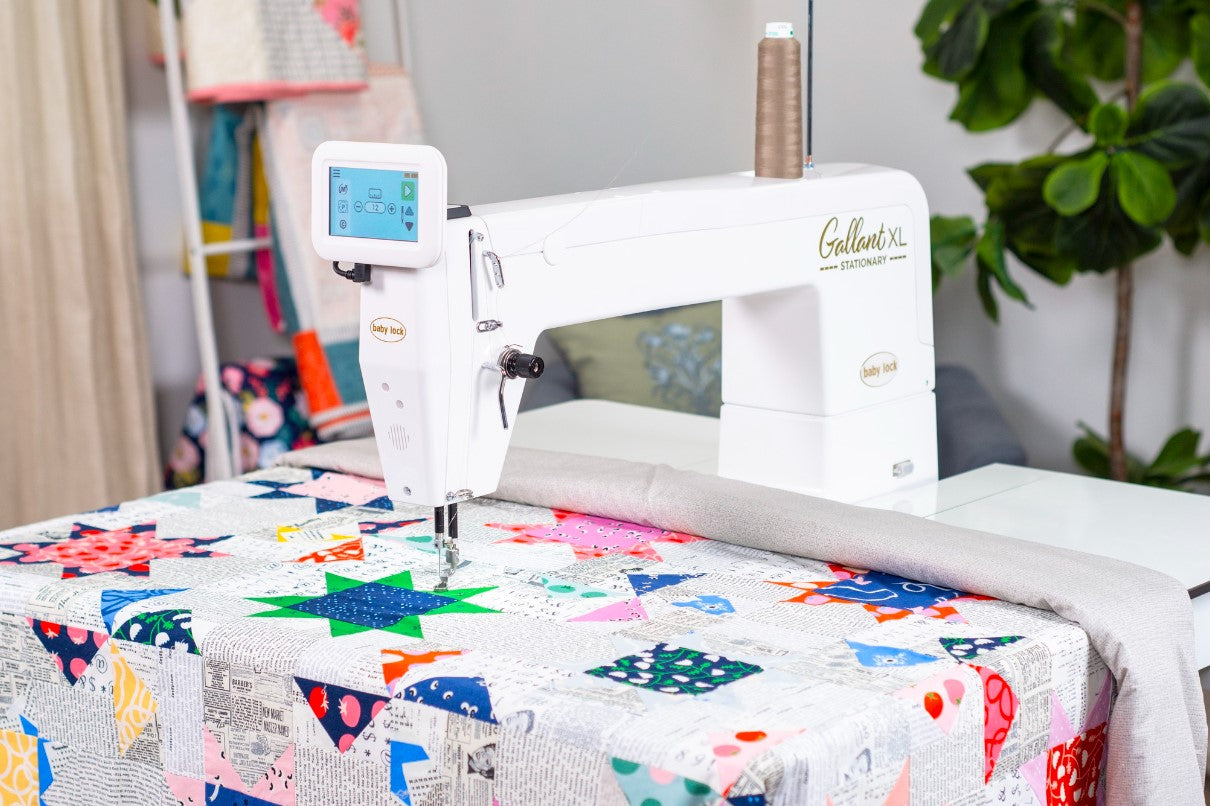 Baby Lock Gallant XL Stationary 18 Inch Long Arm Quilting Machine with ...