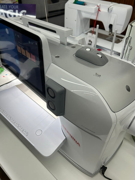 BERNINA 990 GRAY Multi-Function Knob Cover & Bobbin Winder Protector K ...