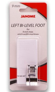 Janome LEFT Bi-Level Foot, 9mm - 202522005 – Aurora Sewing Center