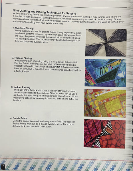 Bernina The Big Book of Serger Quilting – Aurora Sewing Center