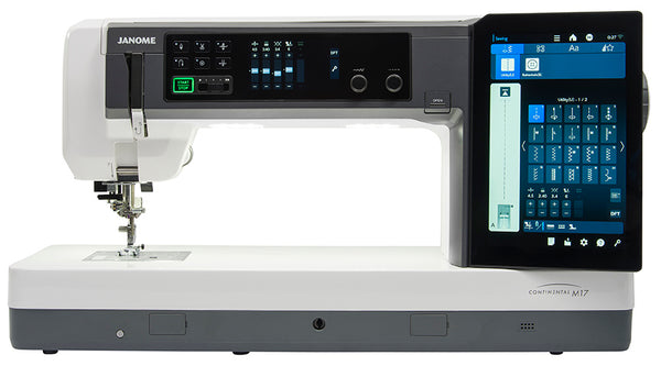 Janome Continental M17 Professional Sewing and Embroidery Machine ...