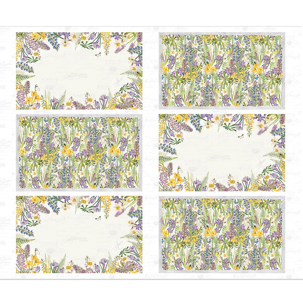 Clothworks Spring Garden Digital Placemat Panel – Aurora Sewing Center
