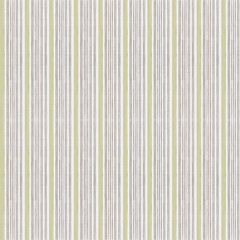 Clothworks Spring Garden Digital Stripe Olive - 1 Yard – Aurora Sewing ...