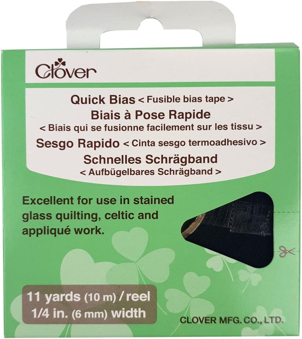 Clover Quick Bias 1/4" Black – Aurora Sewing Center