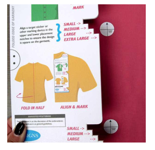 DIME Embroiderer's Helper (for easy Shirt Placement) – Aurora Sewing Center