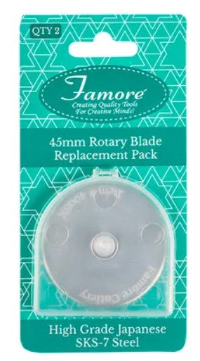 Famore Two Pack 45mm Rotary Blade Replacements #400SK-PK2 – Aurora ...