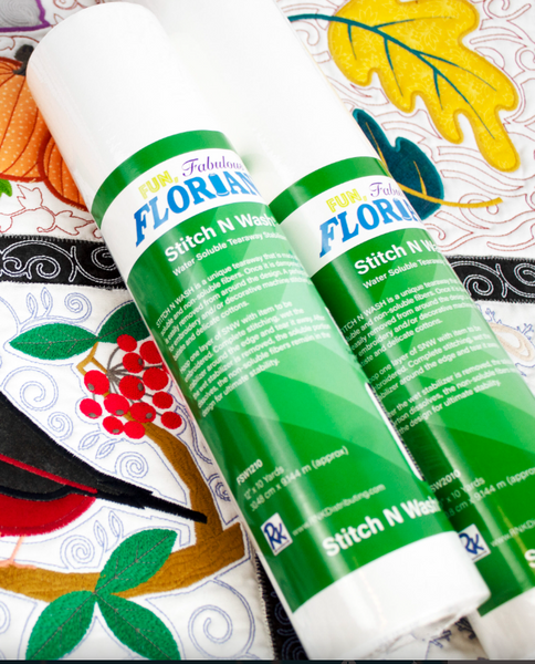 Floriani Stitch N Wash tearaway stabilizer 12-in x 10 yards - FSW1210 ...
