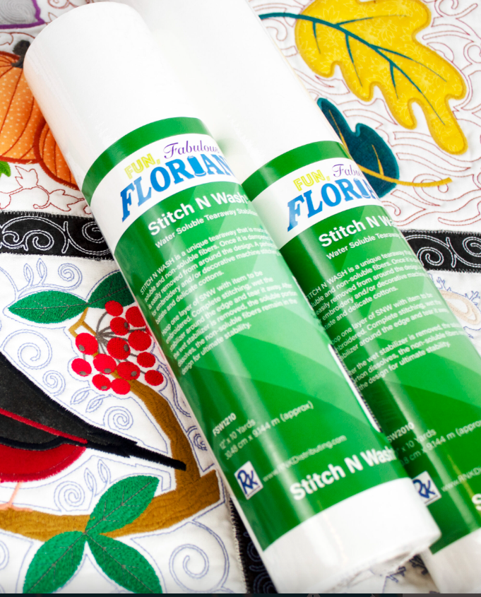 Floriani Stitch N Wash tearaway stabilizer 12-in x 10 yards – Aurora ...