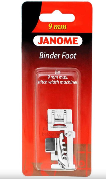 Janome Binder Foot, 9mm - 202099008 – Aurora Sewing Center