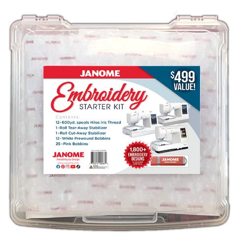 Janome Embroidery Starter Kit – Aurora Sewing Center