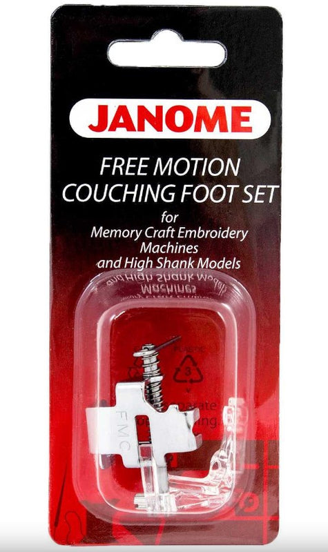 Janome Memory Craft High Shank Free Motion Couching Foot, 9mm - 202110 ...