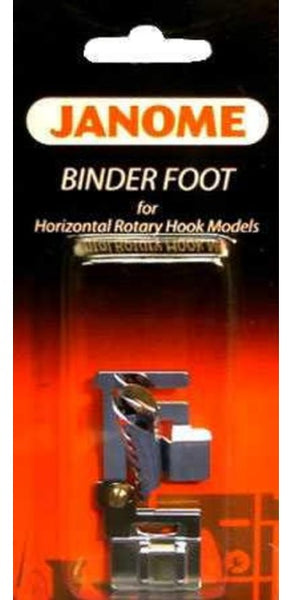 Janome Top-Load Binder Foot, 7mm - 200313005 – Aurora Sewing Center