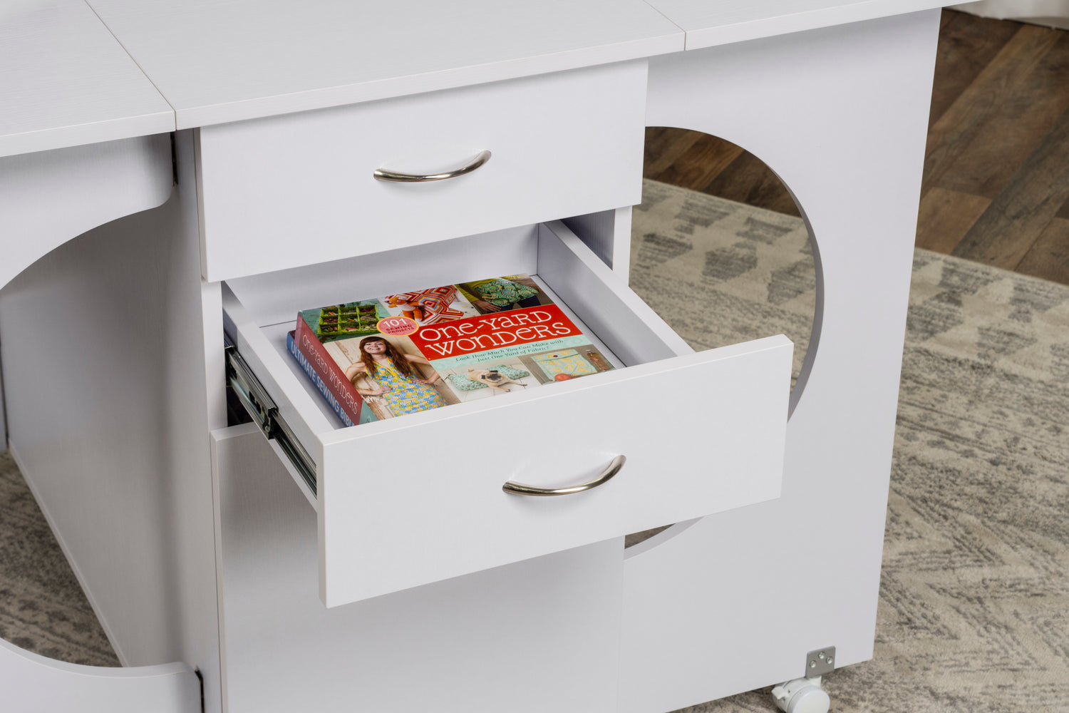 Koala Cutting Table in White – Aurora Sewing Center