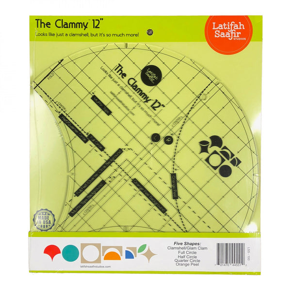 Clammy 12-inch - Template – Aurora Sewing Center