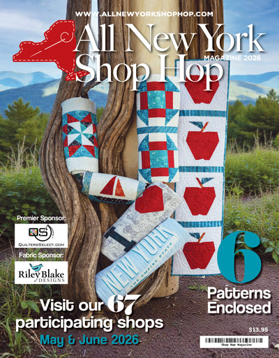 2026 All New York Shop Hop Magazine - Aurora Sewing Center