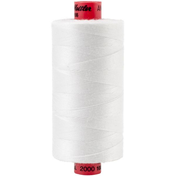 Mettler Metrosene Thread - White - 1094 Yards – Aurora Sewing Center