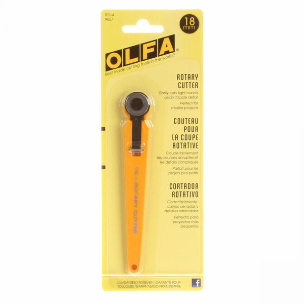 Olfa Mini Rotary Cutter 18mm – Aurora Sewing Center