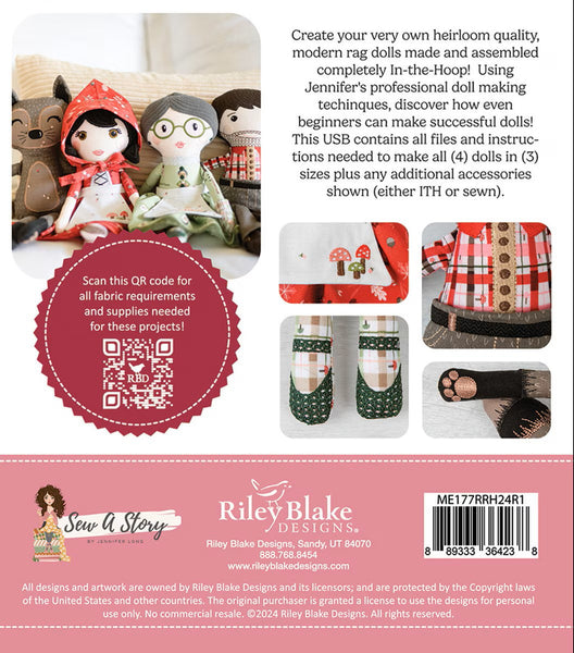 Red Riding Hood & Friends by Riley Blake - Embroidery Design – Aurora ...