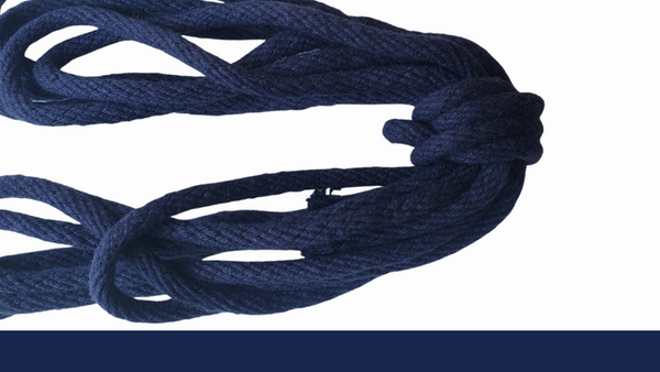 Navy Rope- 3/16-inch Solid Braid Cotton/Poly Rope – Aurora Sewing Center