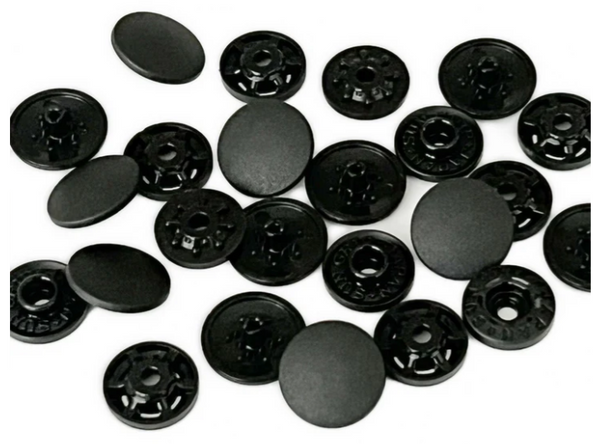 Tool-Less Plastic Snap Fastners 13mm Black – Aurora Sewing Center