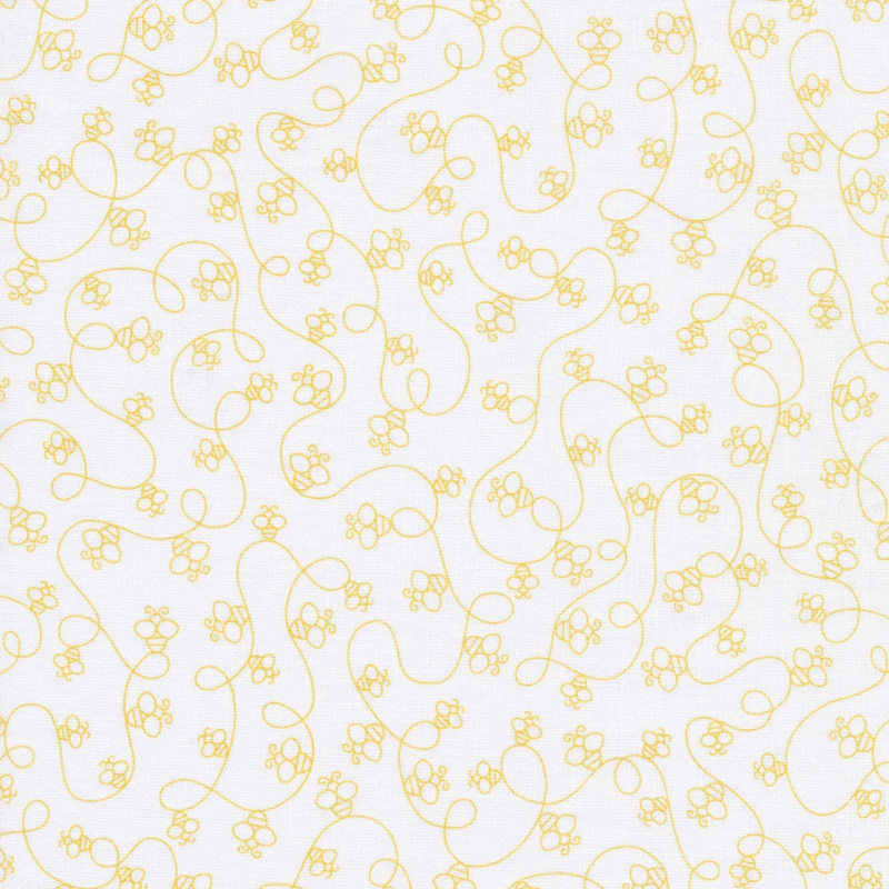 Yellow Bees- Kimberbell Celebration Fabric – Aurora Sewing Center