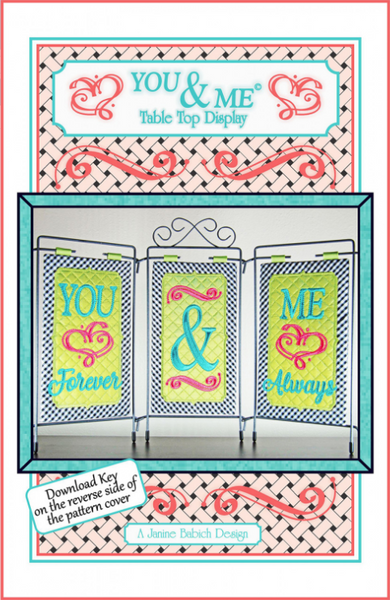 You & Me Table Top Display Machine Embroidery By Janine Babich – Aurora ...