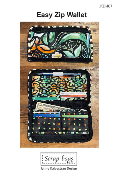 Easy Zip Wallet -Pattern – Aurora Sewing Center