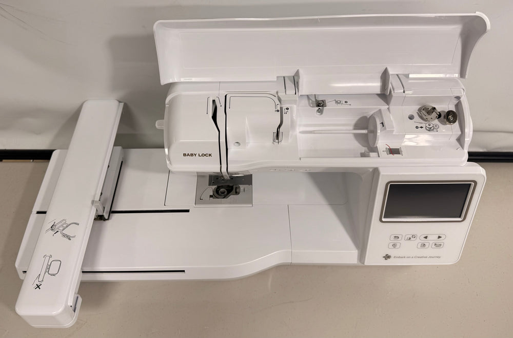 used Baby Lock Flourish 2 embroidery machine – Aurora Sewing Center