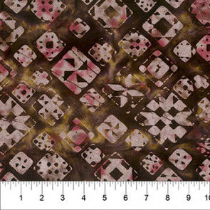 Batik Quilt Inspired Borders Mocha - 1 Yard – Aurora Sewing Center