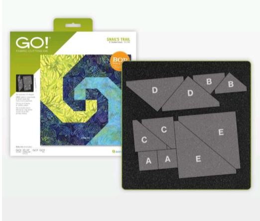 AccuQuilt GO! Snails Trail- 8" Finished - 55196 – Aurora Sewing Center