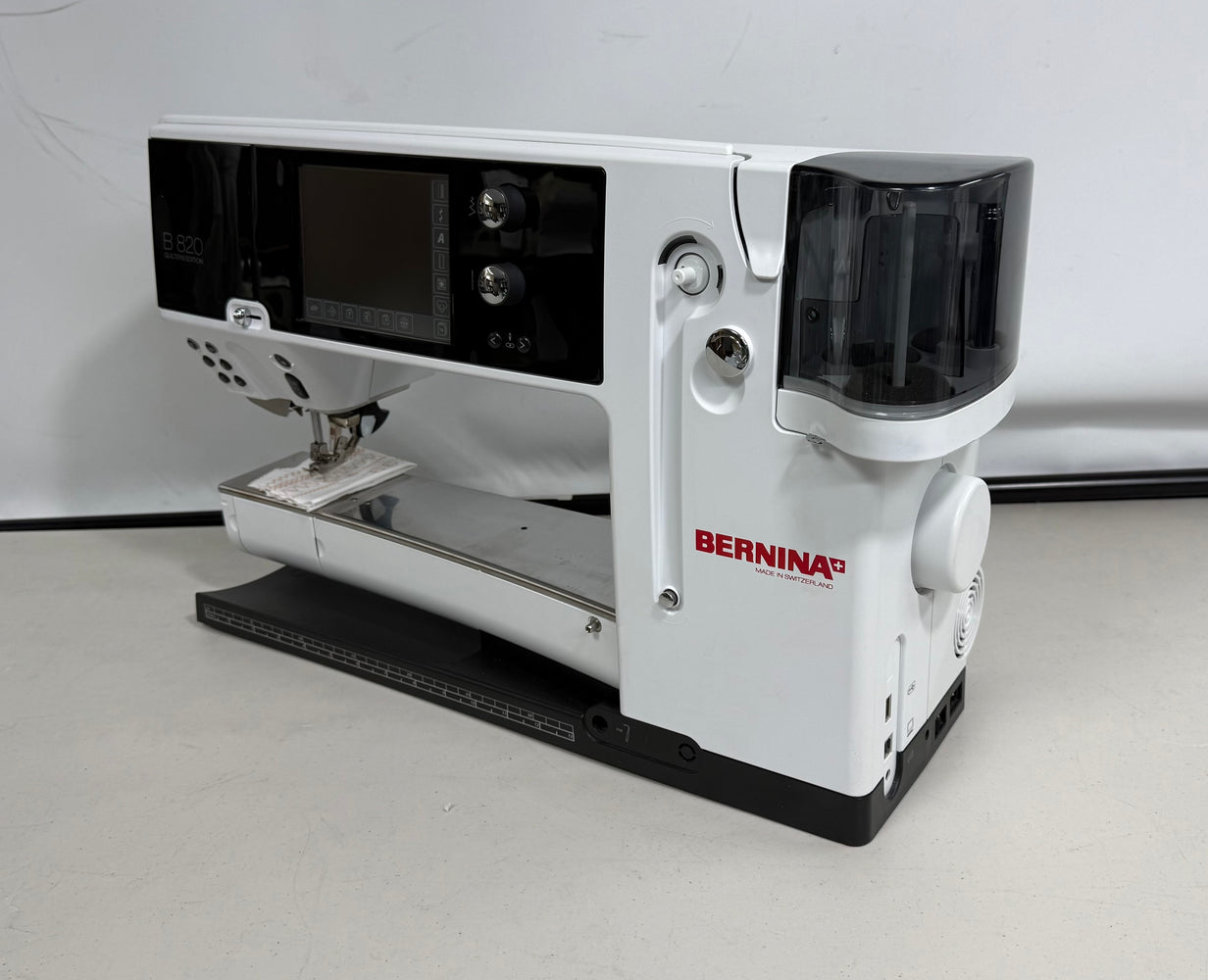 used BERNINA 820 QE sewing and quilting machine – Aurora Sewing Center