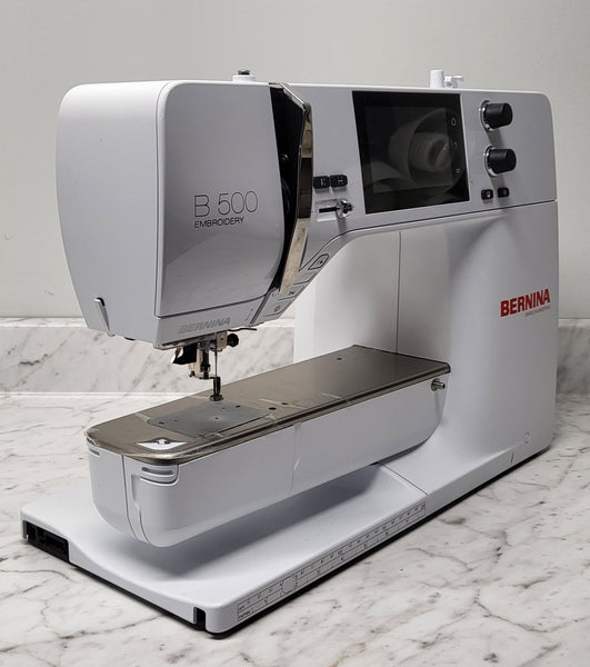 used Bernina 500 E embroidery machine (LIKE NEW) – Aurora Sewing Center