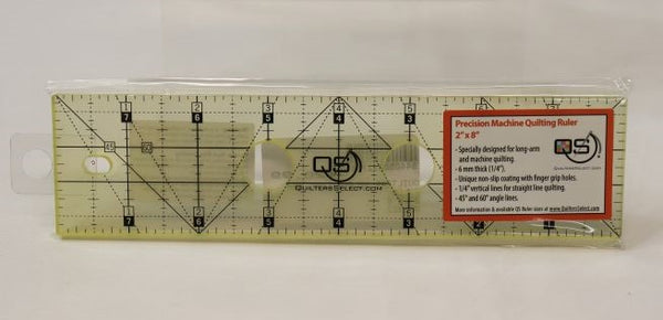 Precision Machine 2" x 8" Quilting Ruler from Quilters Select – Aurora ...